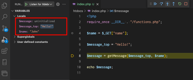 【PHP】Xdebug & VS Codeによるステップ実行 | Points & Lines