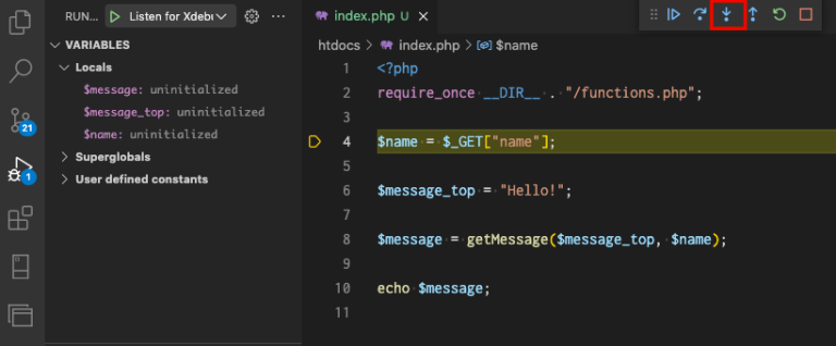 【PHP】Xdebug & VS Codeによるステップ実行 | Points & Lines